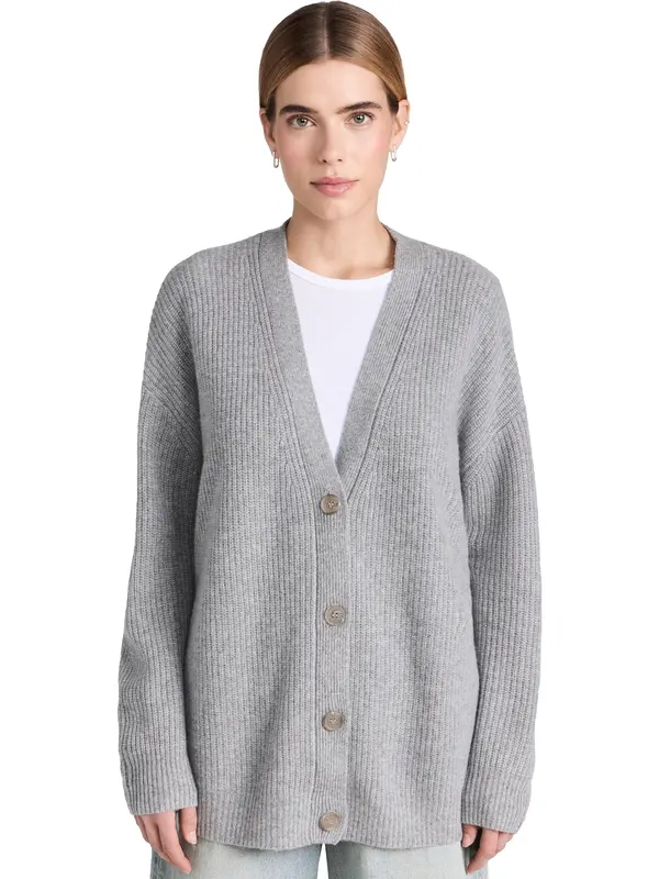 Jenni Kayne Cashmere Cocoon Cardigan - Heather Grey