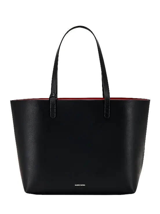 MANSUR GAVRIEL Icon Large Tote - Black & Flamma