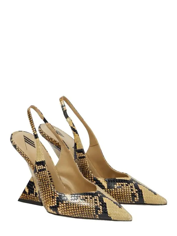 Attico Cheope Slingback Pumps - Multicoloured