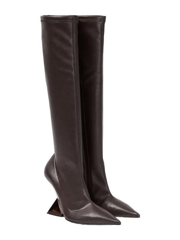 Attico Cheope Knee-high Boots - Brown