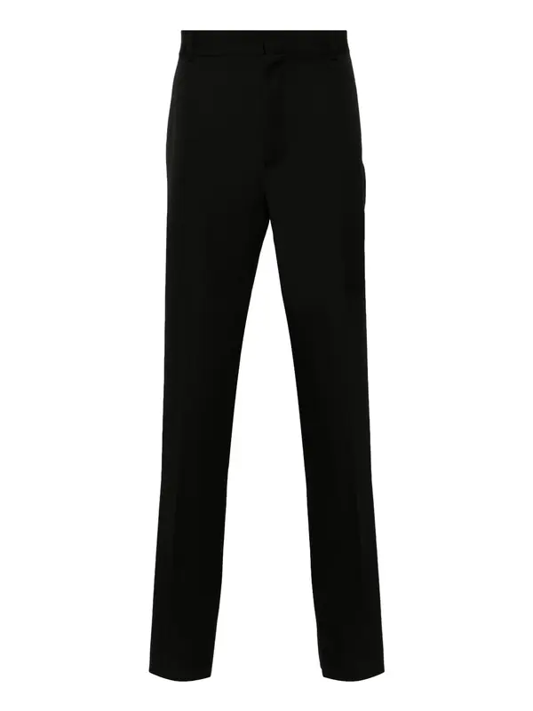 Alexander McQueen Tuxedo Cigarette Trousers - Black