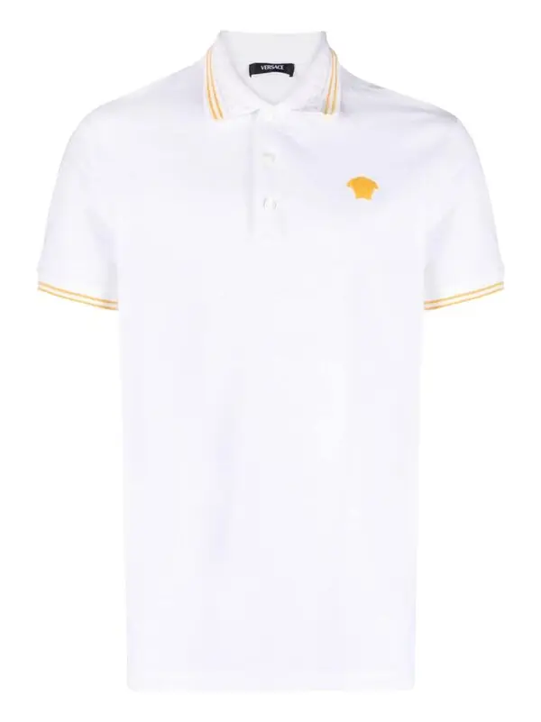 Versace Medusa Polo Shirt - White