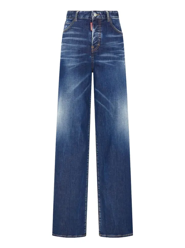Dsquared2 Wide-leg Jeans - Blue