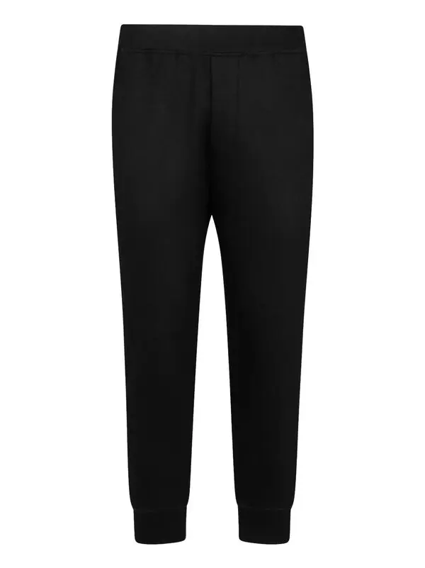 Dsquared2 Logo-embroidered Cotton Track Pants - Black