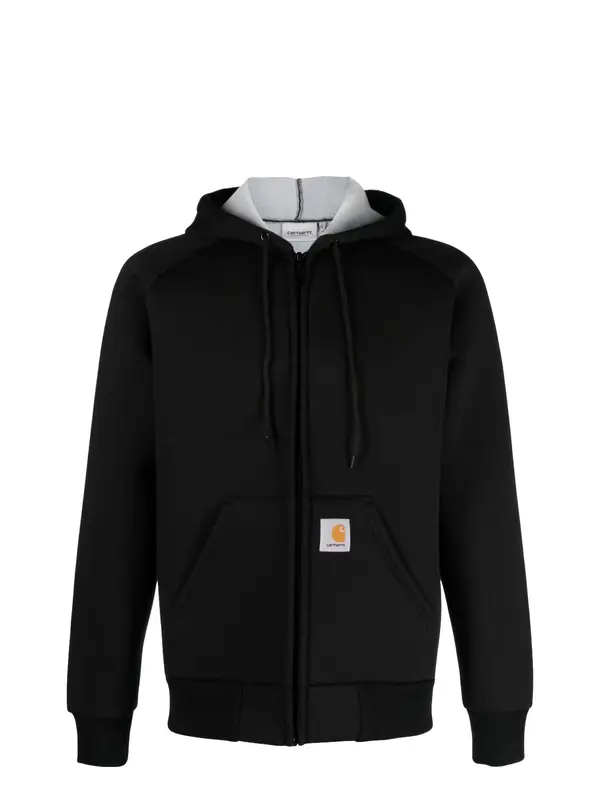 Carhartt Work In Progress Car-lux Zip-up Hoodie - Black