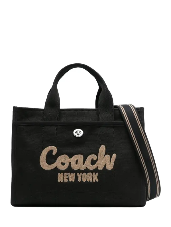COACH® Field Logo-appliqué Tote Bag - Black