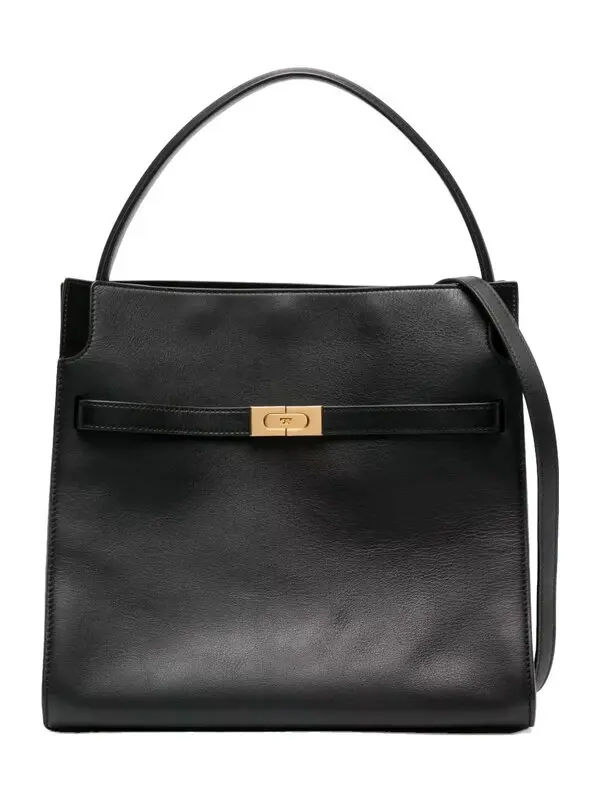 Tory Burch Lee Radziwill Double Tote Bag - Black