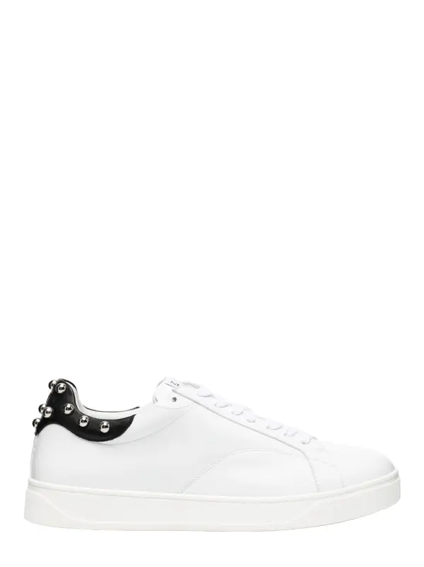 LANVIN Studded Leather Sneakers - White