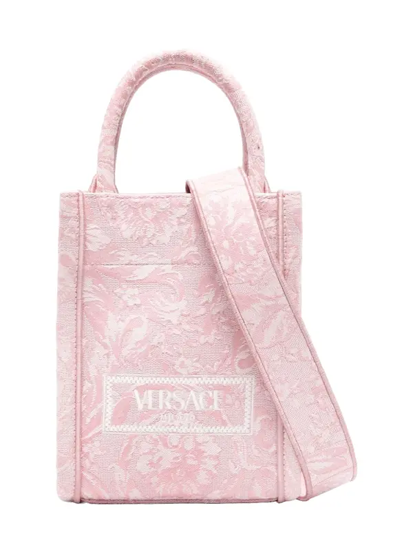 Versace Barocco Athena Mini Tote Bag - Pink