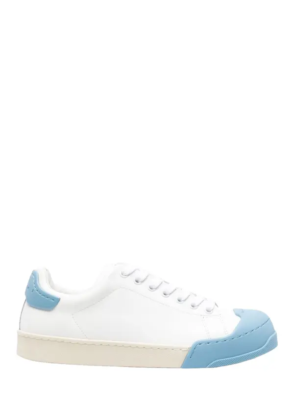 Marni Dada Two-tone Leather Sneakers - White