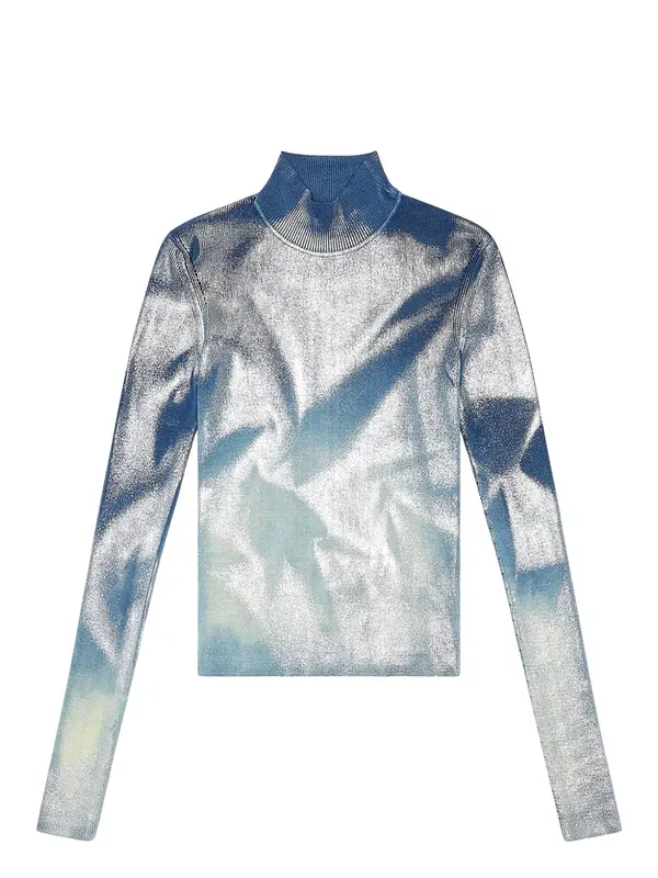 DIESEL M-ileen Metallic-effect Jumper - Blue