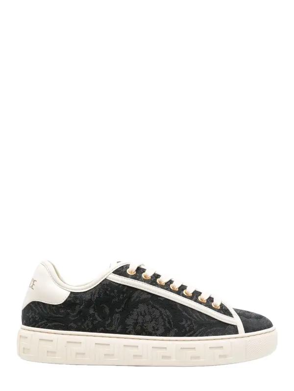 Versace Barocco Greca Sneakers - Black