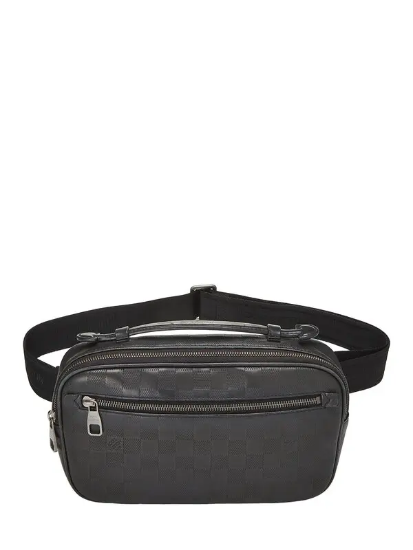 LOUIS VUITTON Damier Infini Ambler Bag - Black