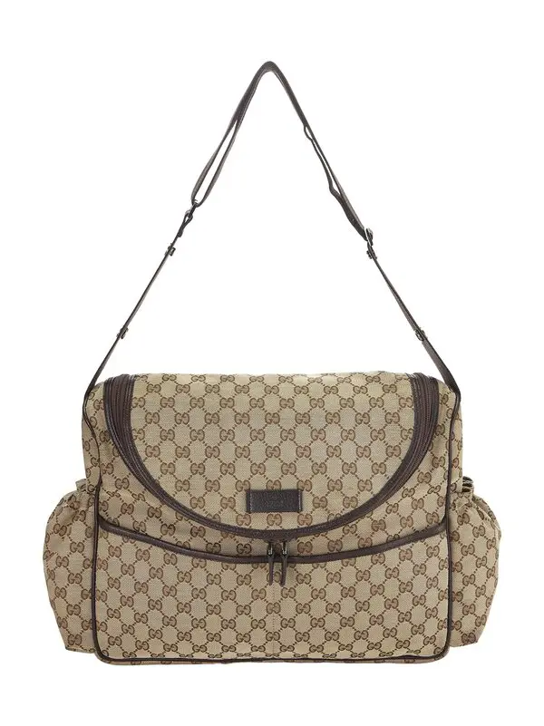Gucci Original Gg Canvas Diaper Bag - Brown