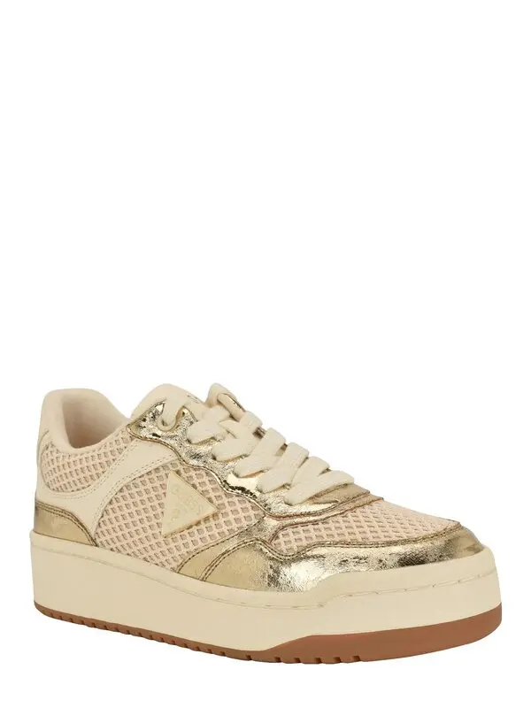 Guess Miram Platform Sneakers - Gold