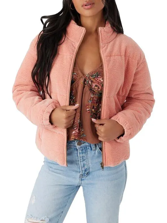 O'Neill Novah Quilted Corduroy Jacket - Sun Rust