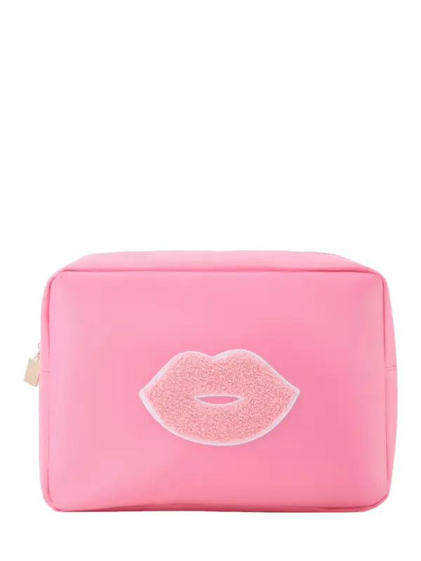 BLOC BAGS Extra Large Kiss Cosmetic Bag - Bubblegum Pink