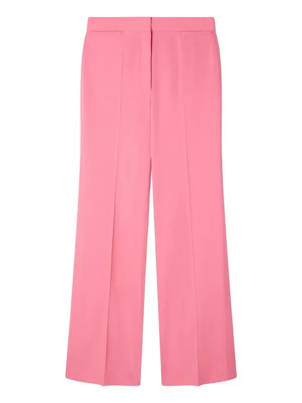Stella McCartney Wool Flannel Tailored Trousers - Watermelon