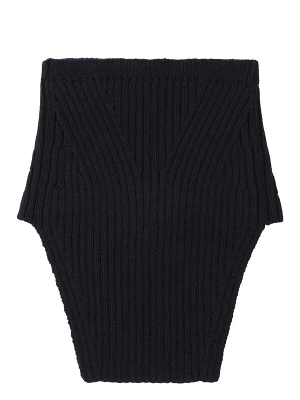 Prada Wool Dickey - Black