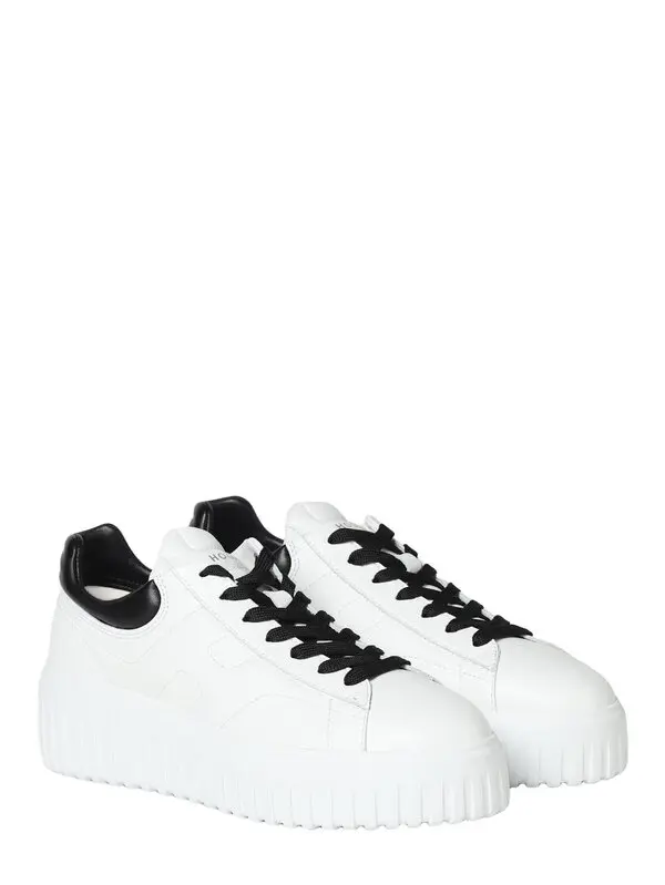 Hogan H-stripes Nappa Sneakers - White