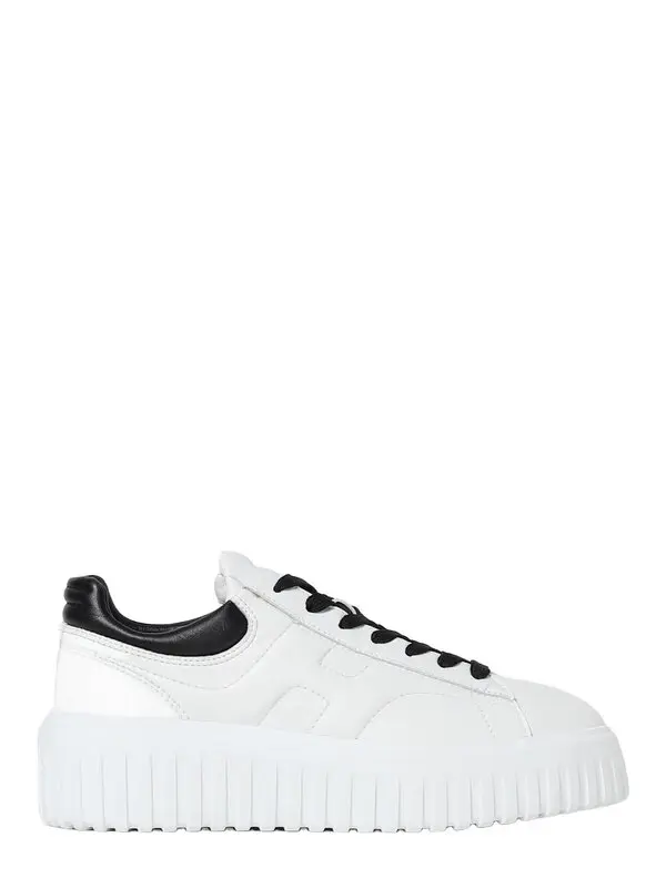 Hogan Nappa Leather "h-stripes" Sneakers - White