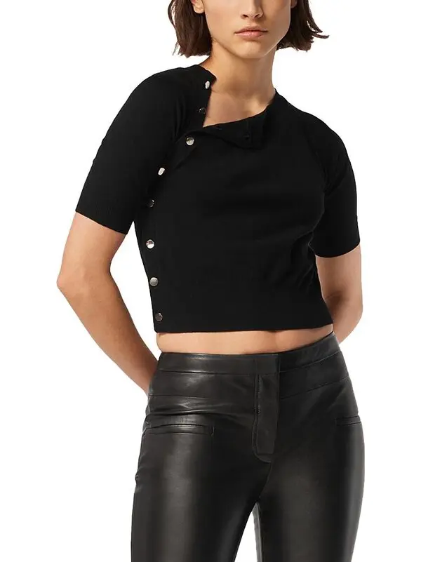 Altuzarra Mini Minamoto Cropped Sweater - Black