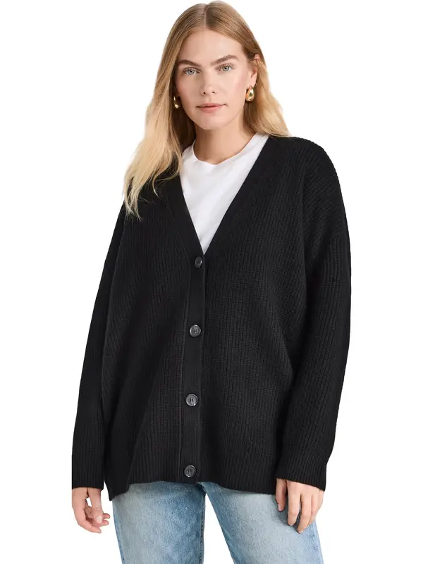Jenni Kayne Cashmere Cocoon Cardigan - Black