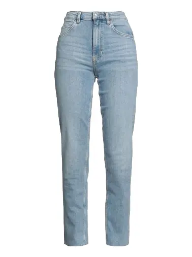 RE/DONE High-waisted Tapered Jeans - Blue