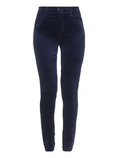 J Brand High Waisted Velvet Pants - Blue