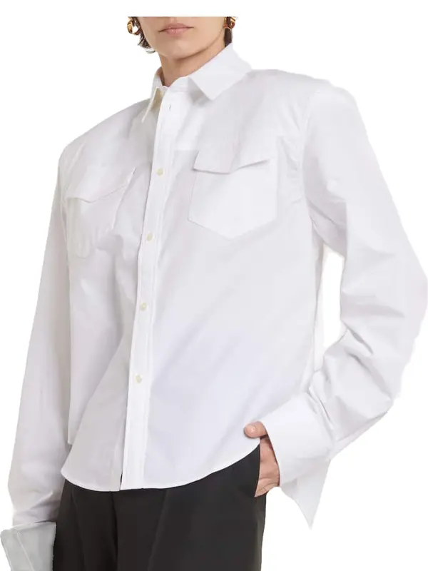 Wardrobe.NYC Cotton Shirt - White