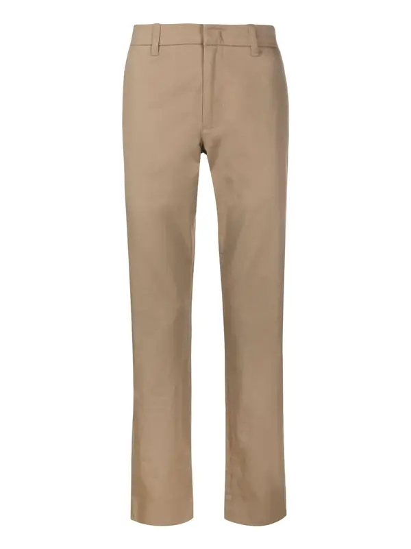 Vince Slim-leg Twill Cotton Chinos - Brown