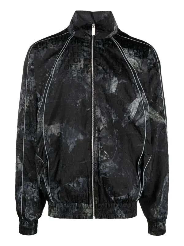 Off-White Biker Windbreaker Jacket - Black