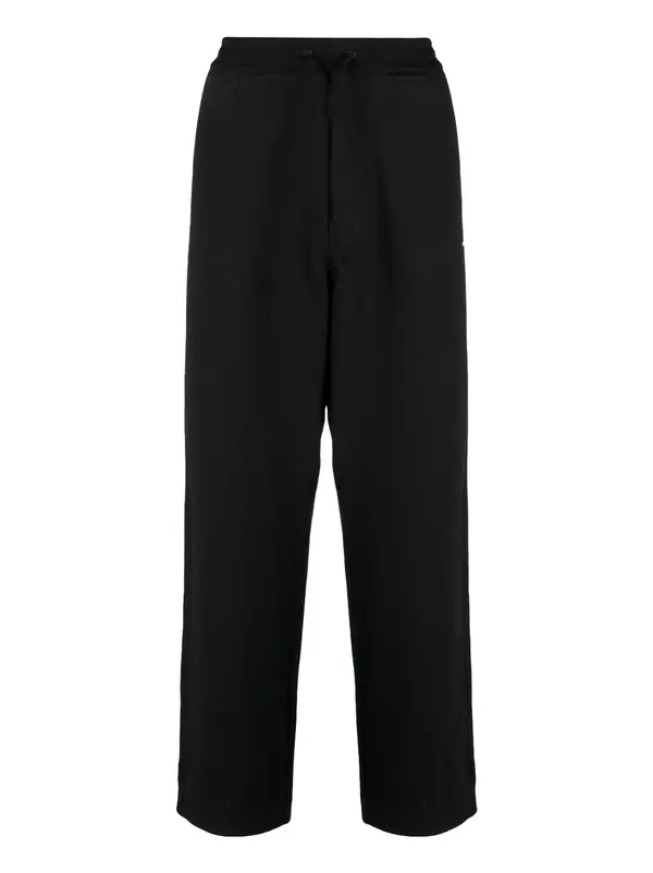 Y3 Logo-patch Drawstring Track Pants - Black