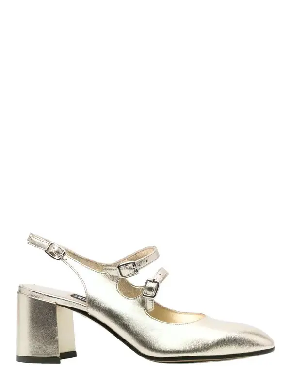 CAREL Banana 65mm Slingback Pumps - Gold