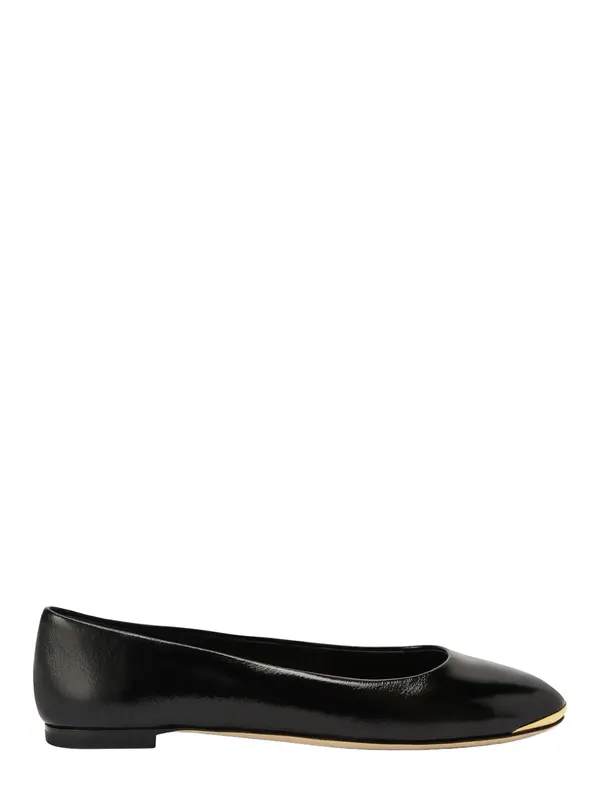 GIUSEPPE ZANOTTI Amur 2.0 Leather Ballerinas - Black