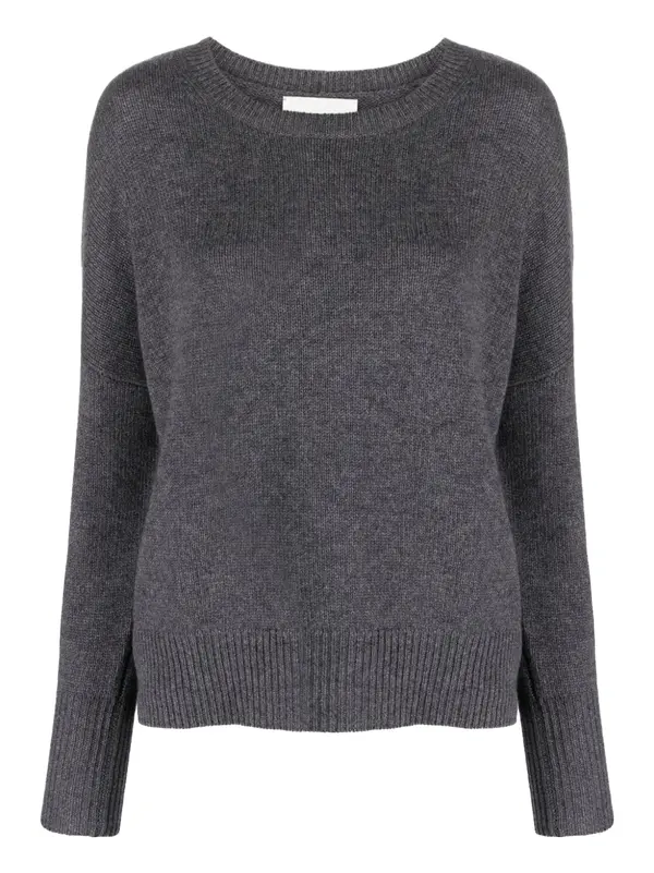 LISA YANG Mila Ribbed Cashmere Jumper - Grey