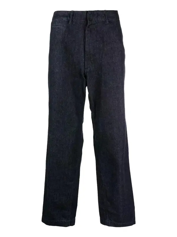 Nanamica Dyed Straight-leg Jeans - Blue