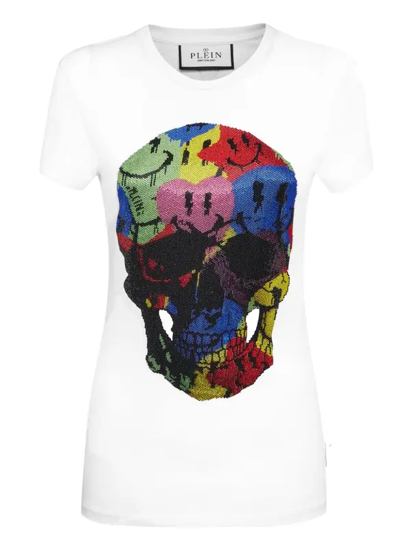 Philipp Plein Skull-print T-shirt - White