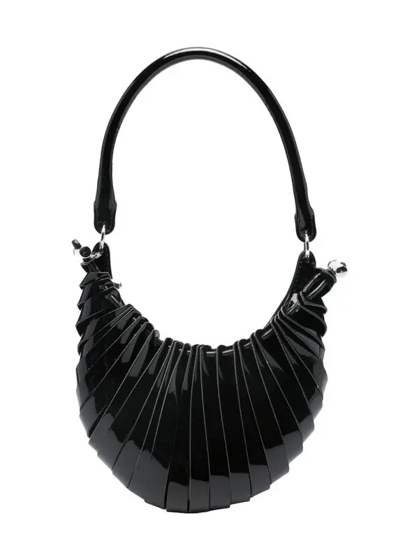Coperni Mini Petal Shoulder Bag - Black
