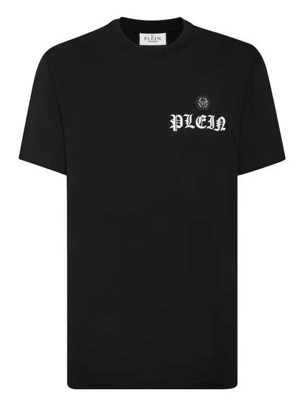 Philipp Plein Logo-print Cotton T-shirt - Black