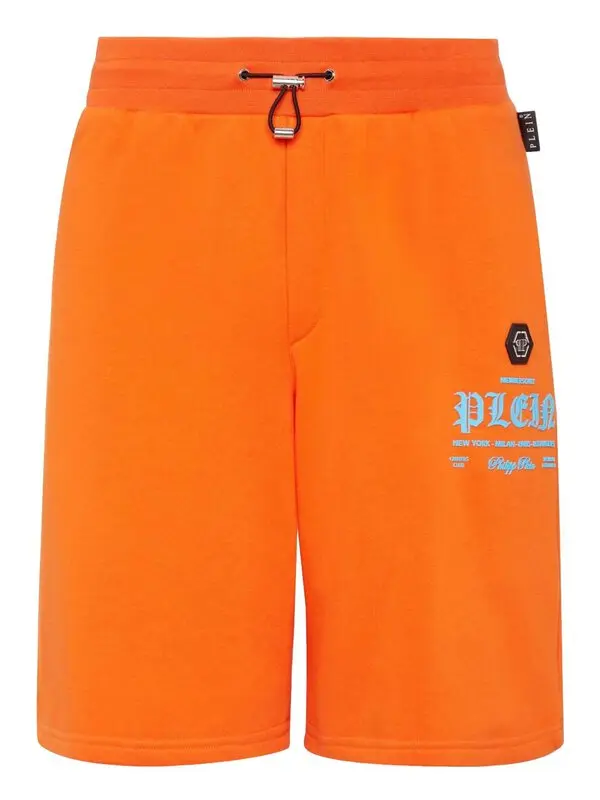 Philipp Plein Logo-print Track Shorts - Orange