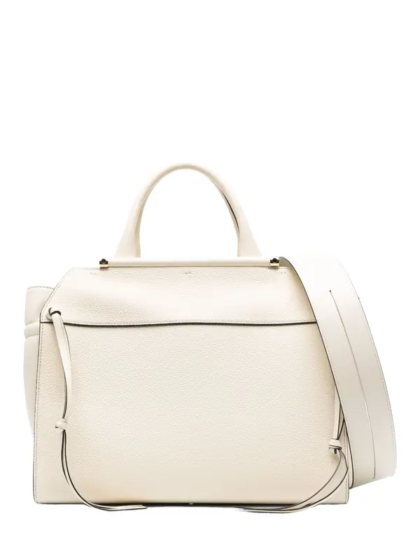 Chloé Medium Steph Leather Tote Bag - White