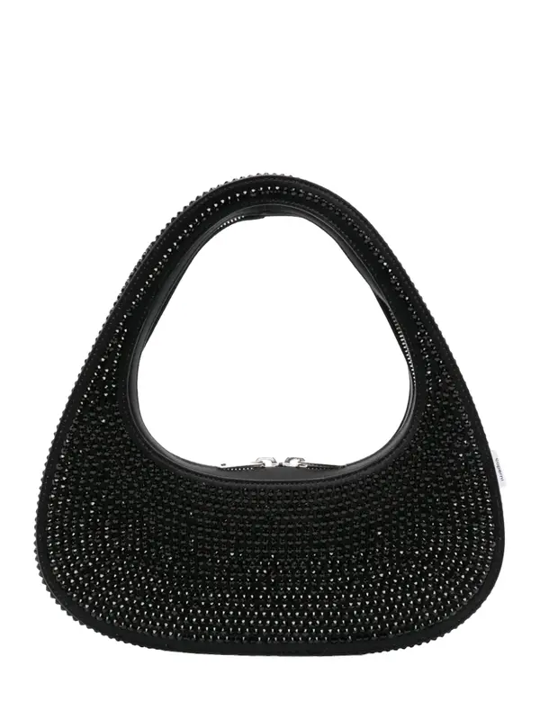 Coperni Crystal-embellished Swipe Bag - Black
