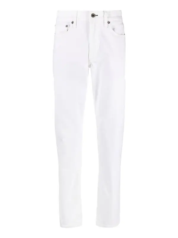 Rag & Bone Fit 2 Mid-rise Slim-fit Jeans - White