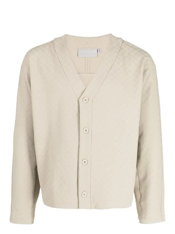 OFF DUTY Lais Logo-embroidered Cardigan - Neutrals
