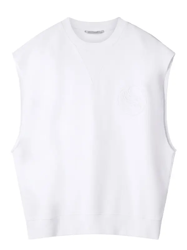 Stella McCartney S-wave Cotton Tank Top - White