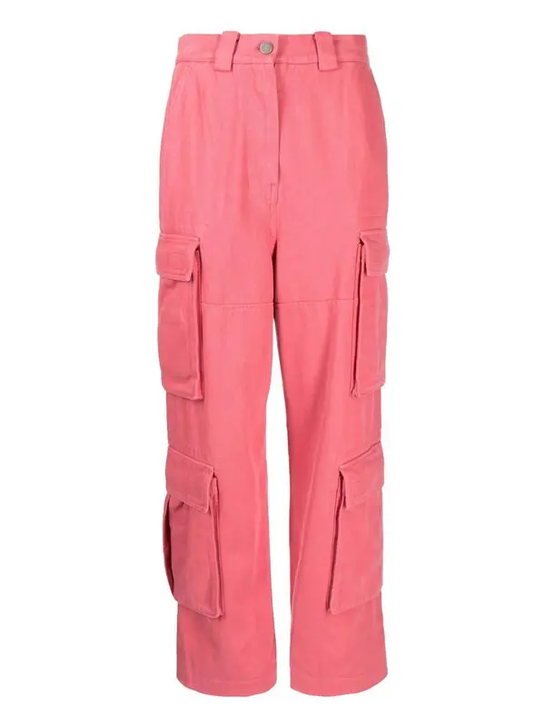 SJYP High-waist Cargo Trousers - Pink