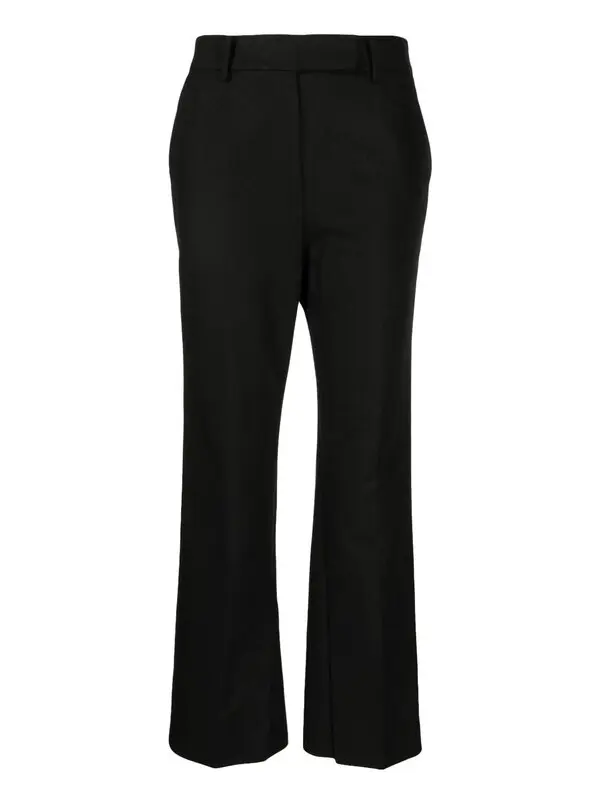 GOODIOUS Straight-leg Tailored Trousers - Black