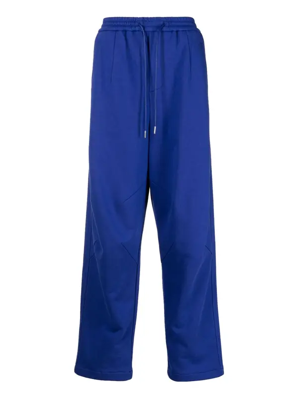JUUN.J Drawstring Cotton Trousers - Blue