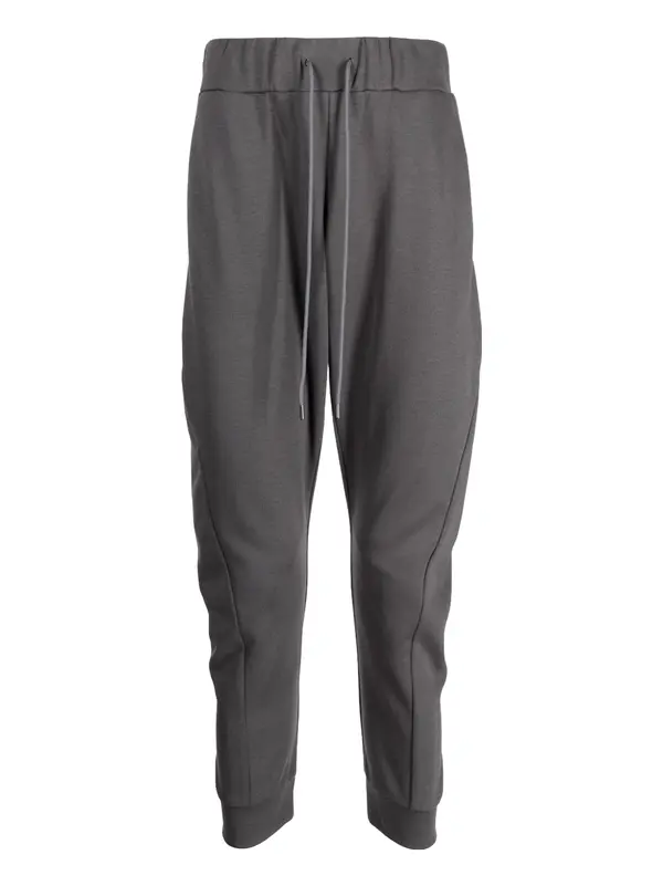 Attachment Drawstring Cotton-blend Trousers - Grey